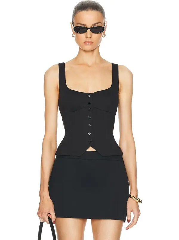 L'academie By Marianna Evonne Top - Black
