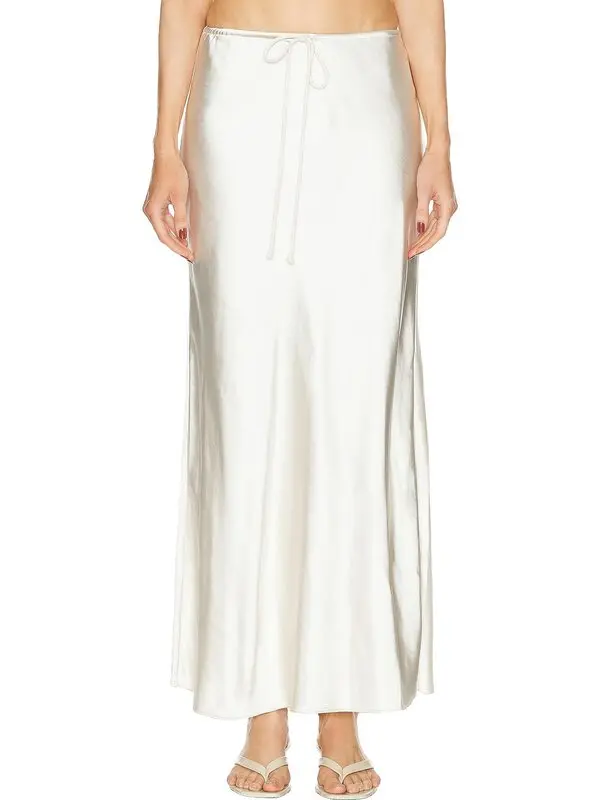 L'academie Etienne Midi Skirt - Ivory