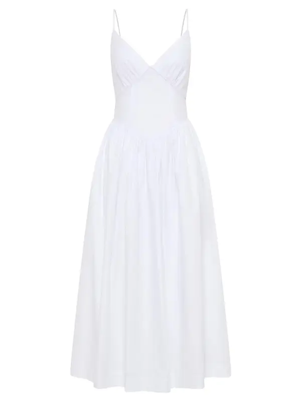 NICHOLAS Becker Cotton Dress - White