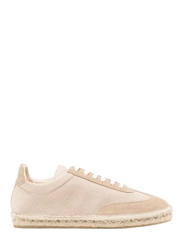 Eleventy Lace-up Espadrilles - Neutrals