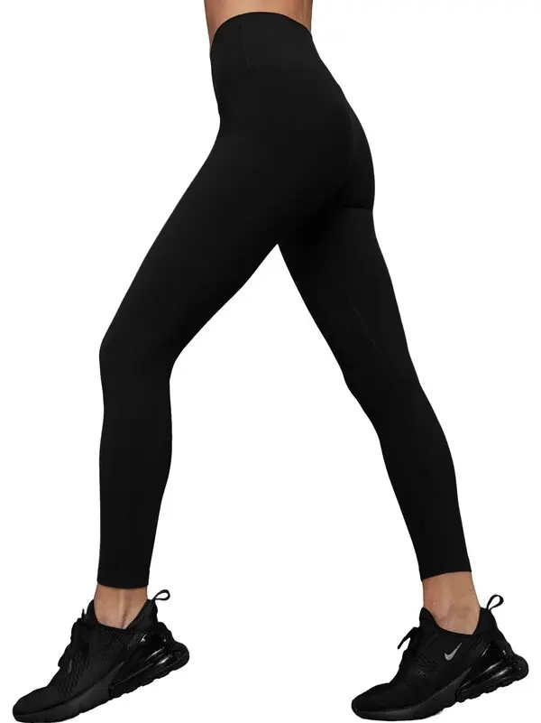Carbon38 High Rise Legging In Melt - Black