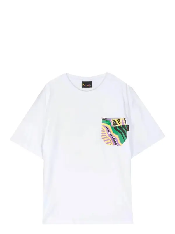 MAUNA KEA Climber Patch-pocket Cotton T-shirt - White