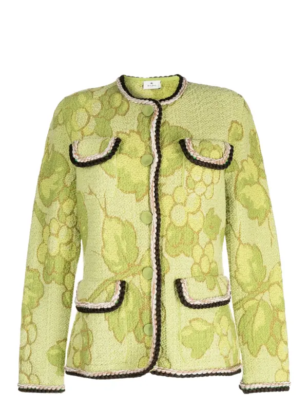 Etro Classic Tweed Jacket - Green