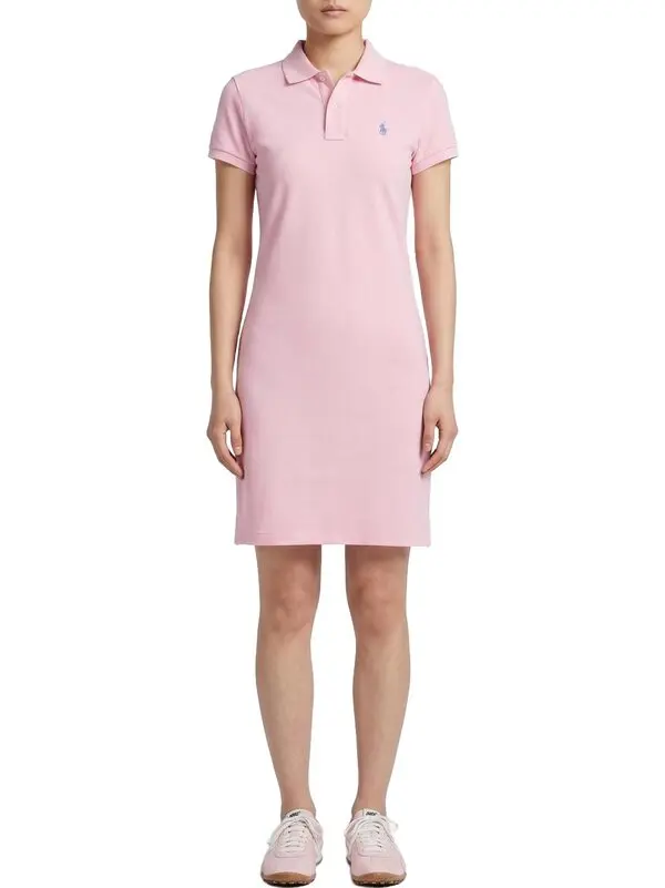 Polo Ralph Lauren Short Sleeve Shirt Dress - Pink