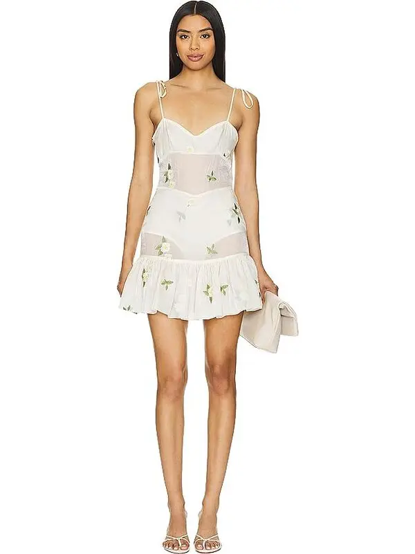 KIM SHUI Mini Dress - Cream