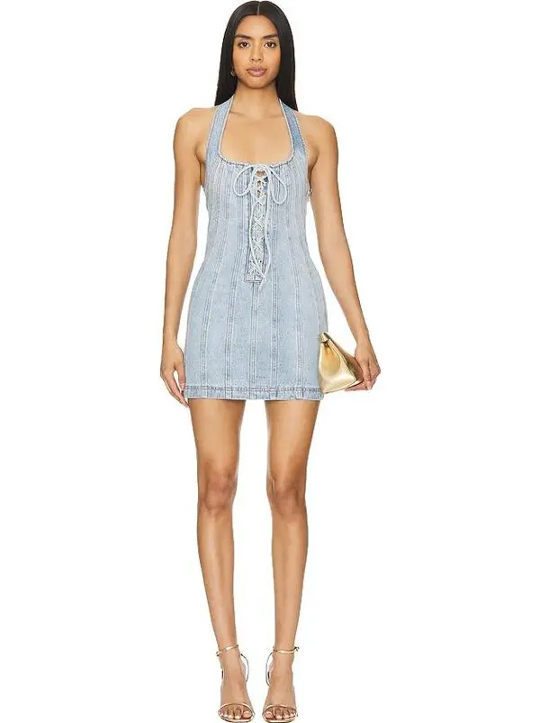 Retrofete Joan Denim Dress - Tel Aviv Sand