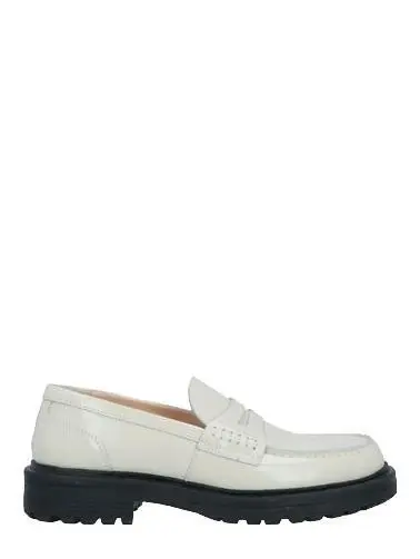 SEMICOUTURE Leather Loafers - Off White