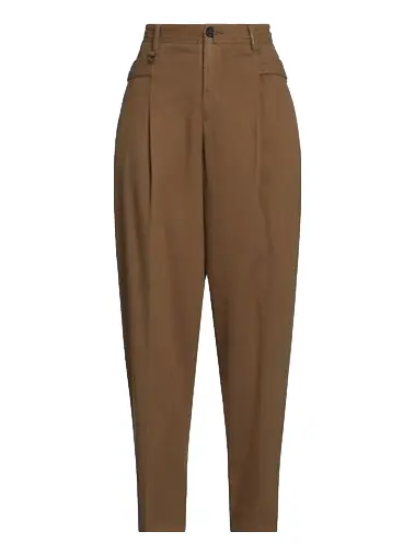 High Tapered Leg Chinos - Beige