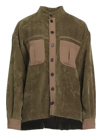 High Corduroy Overshirt - Green