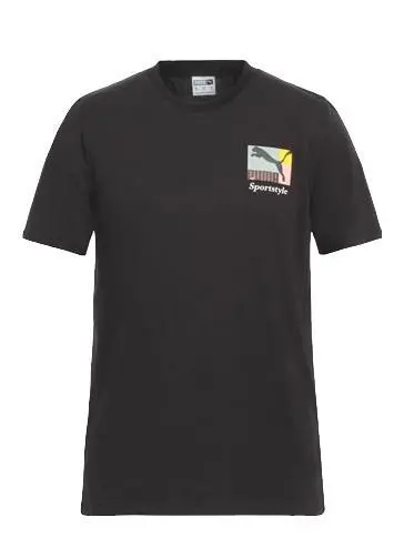 PUMA T-shirt Size Cotton, Polyester - Black