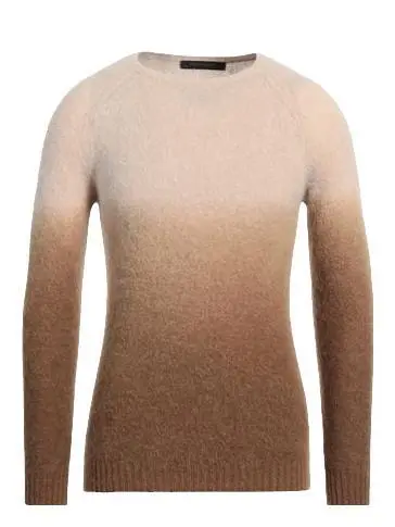 MESSAGERIE Multicolor Crewneck Sweater - Beige