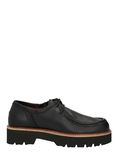 DOCKSTEPS Leather Lace-up Shoes - Black
