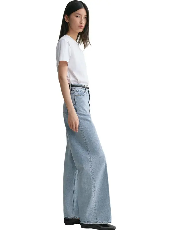 TOTEME High-rise Wide Leg Jeans - Cool Blue