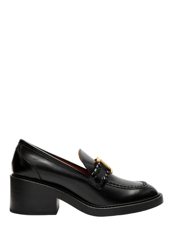 Chloé Marcie 65 Leather Loafers - Black