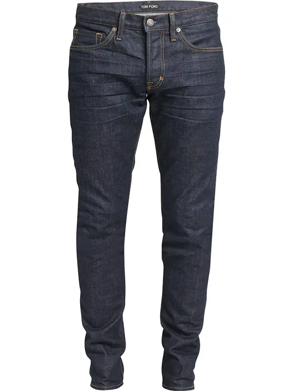 TOM FORD Stretch Slim Fit Jeans - Rinse Blue
