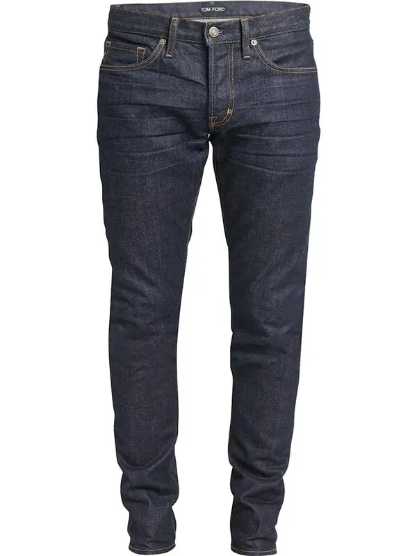 TOM FORD Stretch Slim Fit Jeans - Rinse Blue
