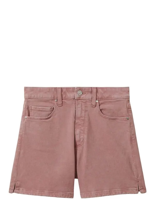 Paige Dani High Rise Denim Shorts - Blush