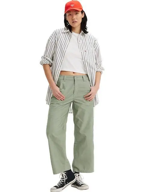 LEVI'S Baggy Carpenter Lightweight Corduroy Pants - Lily Pad