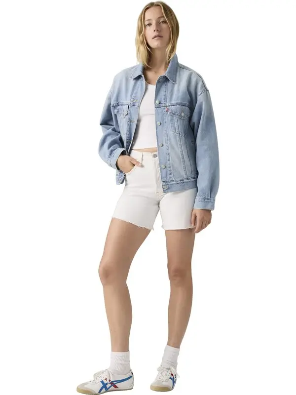 LEVI'S 501 Mid Thigh Denim Shorts - Are You Busy