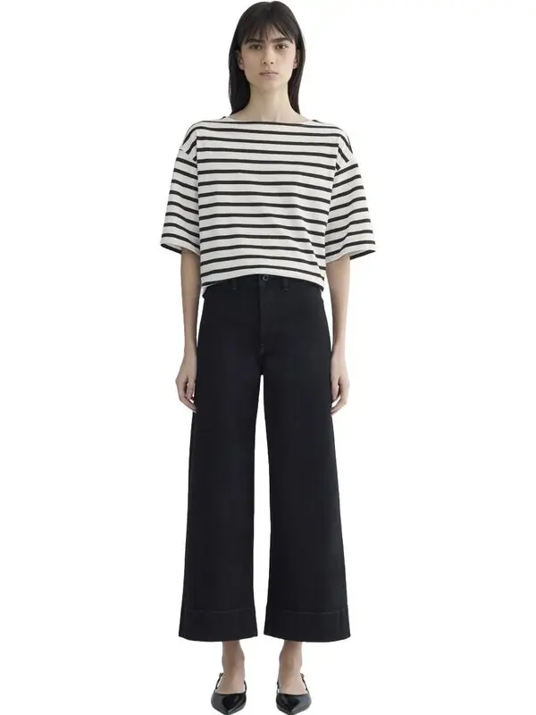 Everlane Mariner Cropped Jean - Black