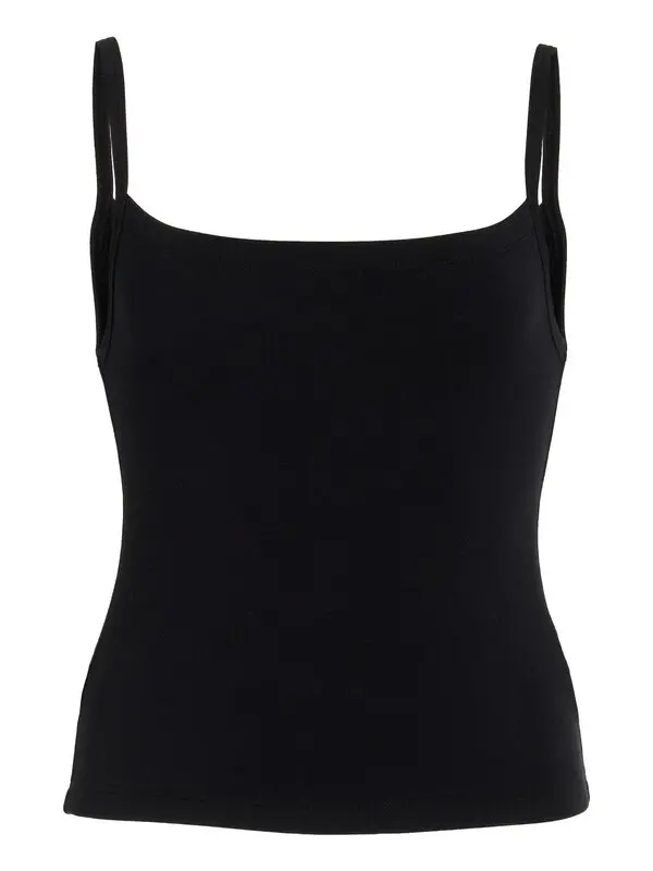 Eterne 90's Jersey Tank Top - Black