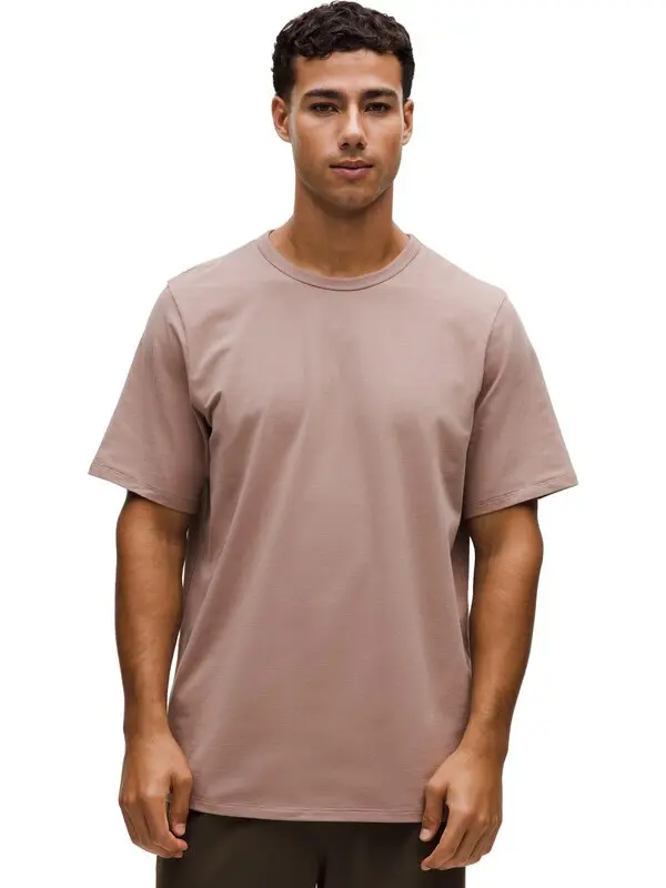 Lululemon Organic Cotton Classic-fit T-shirt - Ashen Rose