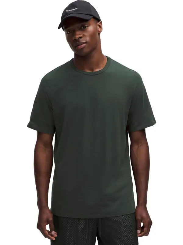 Lululemon Organic Cotton Classic-fit T-shirt - Rainforest Green