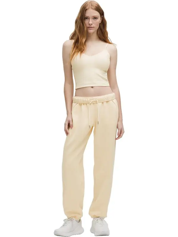 Lululemon Scuba Mid-rise Oversized Jogger - Butter Cream