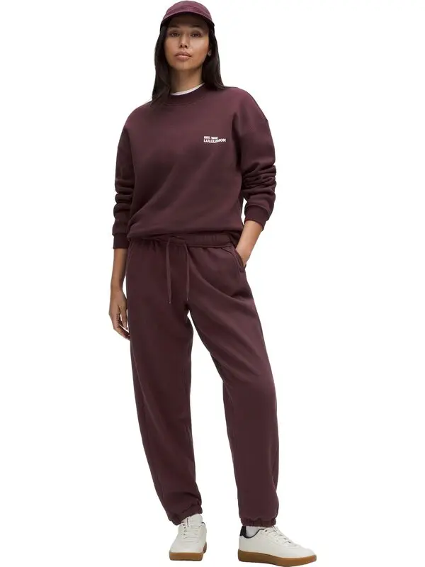 Lululemon Scuba Mid-rise Oversized Jogger - Goodnight Plum
