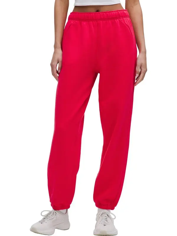 Lululemon Scuba Mid-rise Oversized Jogger - Red Glow