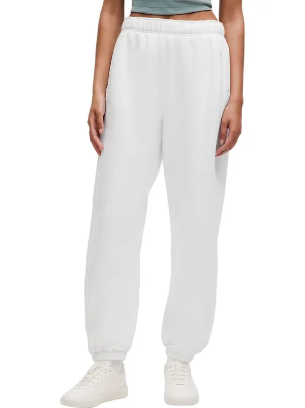 Lululemon Scuba Mid-rise Oversized Jogger - White