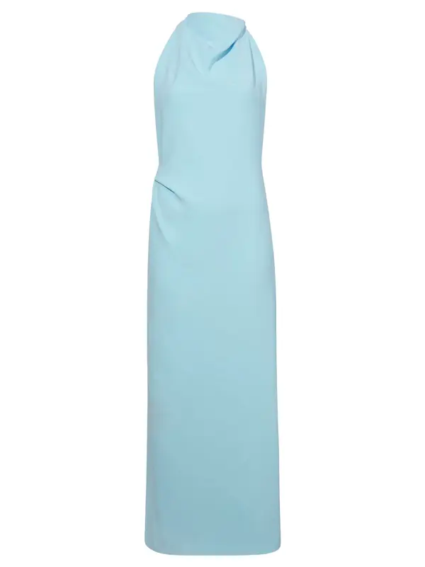 Proenza Schouler Faye Crepe Maxi Dress - Blue