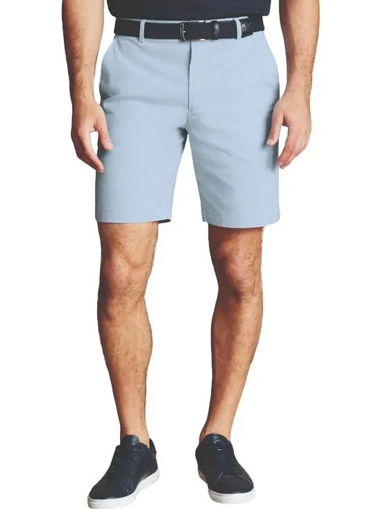 CHARLES TYRWHITT Cotton Slim Fit Shorts - Sky Blue