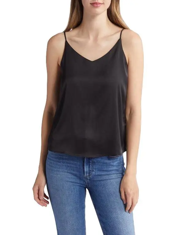 NIKKI LUND Bijou Satin Camisole - Black
