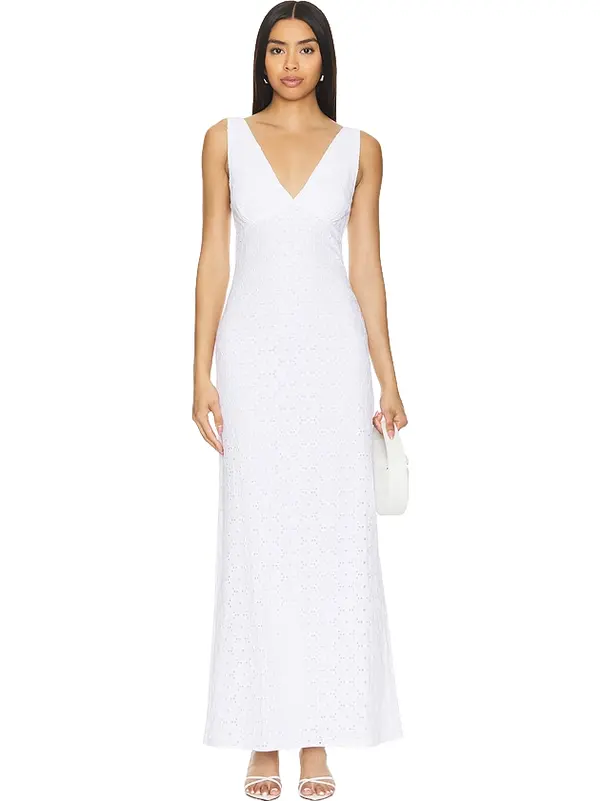 LOVERS AND FRIENDS Loretta Maxi Dress - White