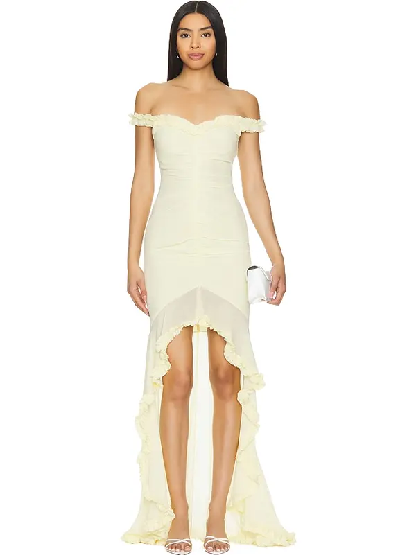 Majorelle Chandra Gown - Butter Yellow