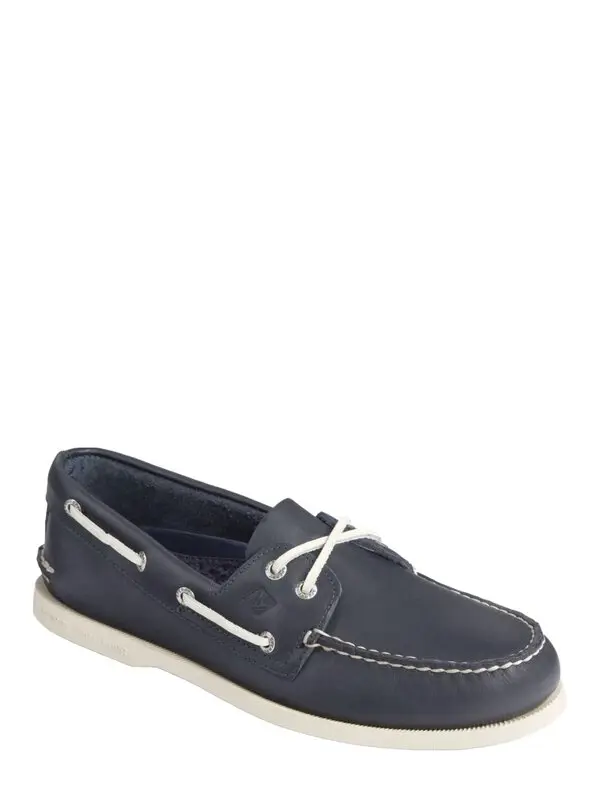 Sperry Authentic Original Boat Shoe - Navy Leather Smooth