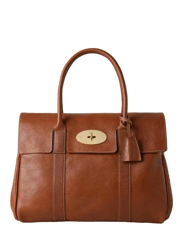 Mulberry Bayswater Leather Satchel - Oak