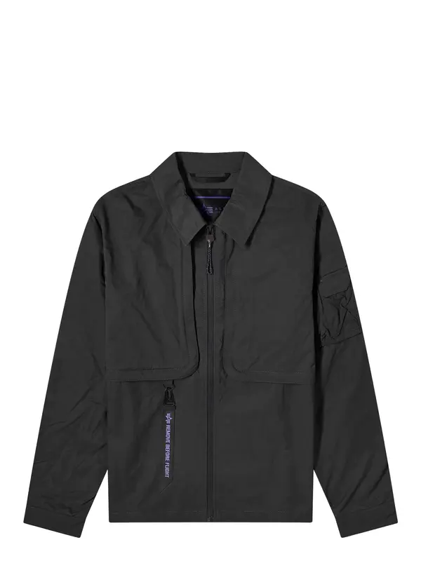 Alpha Industries Uv Utility Overshirt - Black