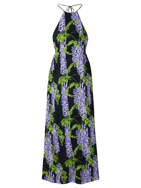 Bernadette Frannie Floral-print Chiffon Maxi Dress - Black