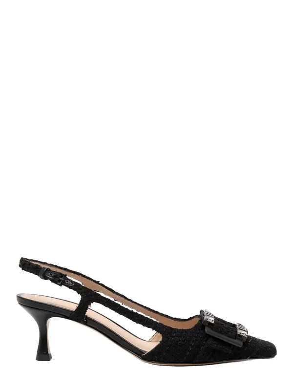 MADISON.MAISON 50mm Atena Slingback Pumps - Black