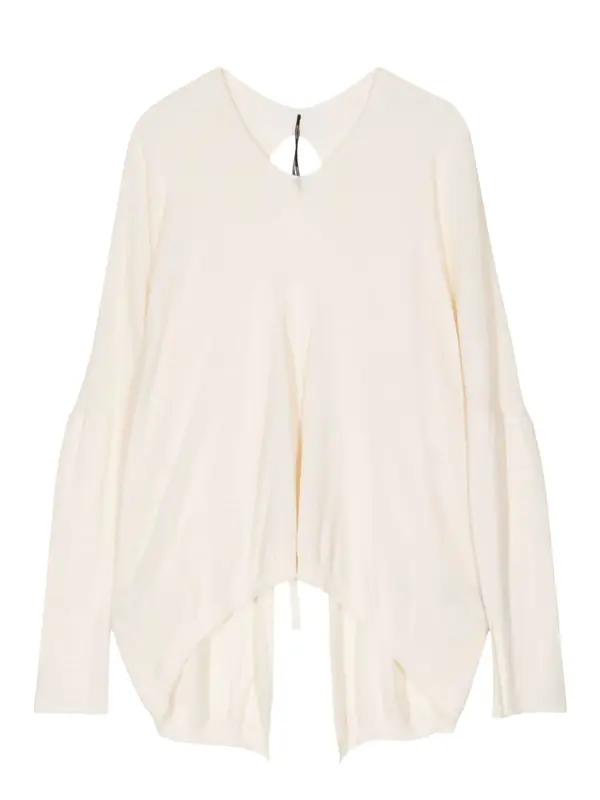 Masnada Self-tie Jumper - White
