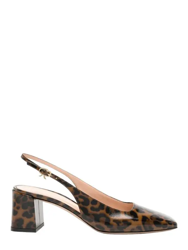 GIANVITO ROSSI Freeda 55mm Slingback Pumps - Neutrals