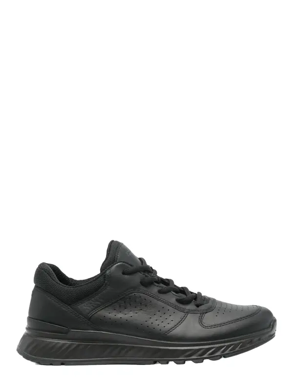 Ecco Exostrike Leather Sneakers - Black