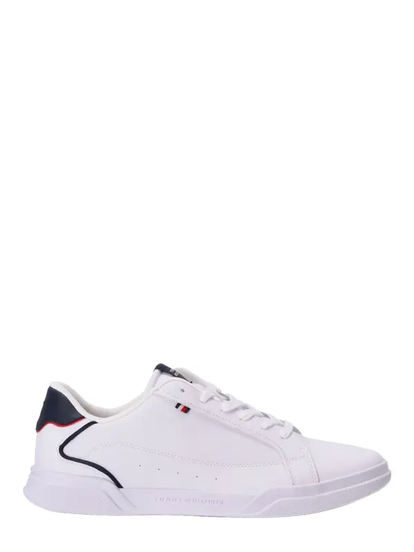 Tommy Hilfiger Contrasting Low-top Sneakers - White