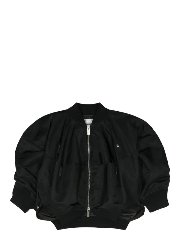 Sacai Twill Bomber Jacket - Black