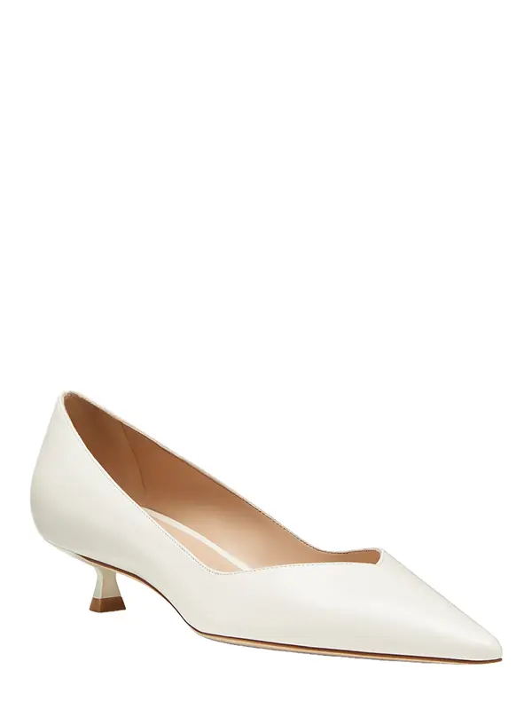 STUART WEITZMAN Eva 35 Pumps - Cream