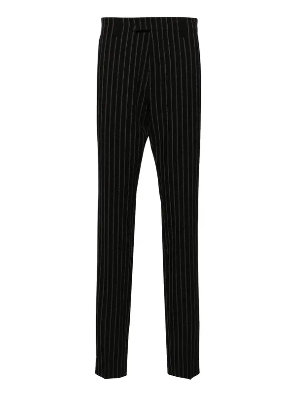Ami Tailored Virgin Wool Trousers - Black