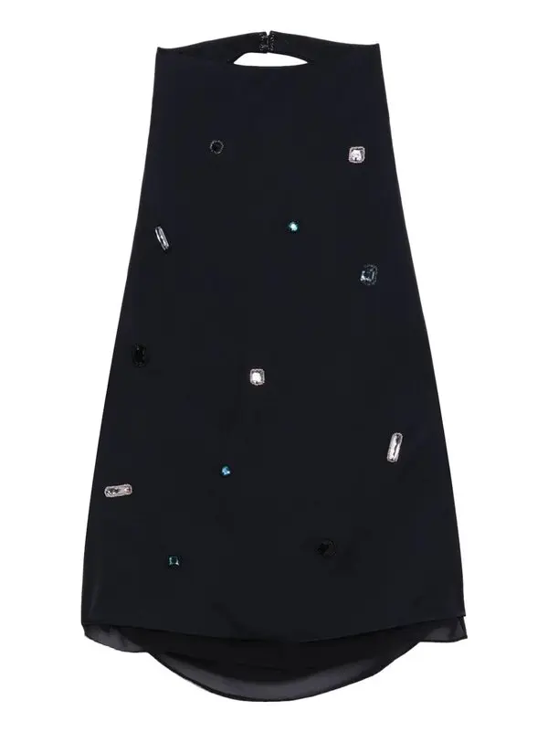 3.1 Phillip Lim Crystal-embellished Halterneck Top - Blue