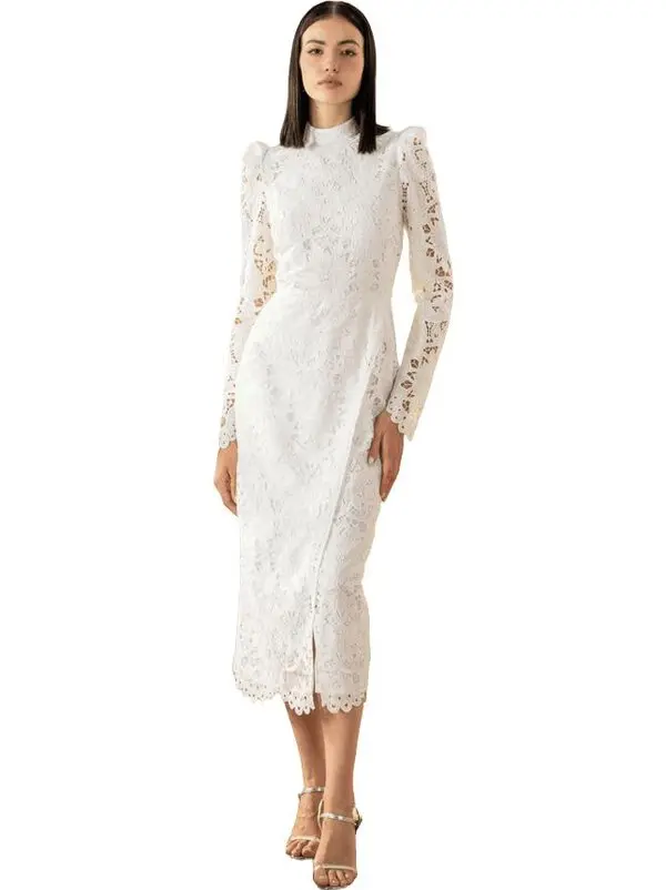 Yumi Kim Maybel Lace Dress - Natural